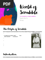 History and Timeline of Scrabble | PDF | Gaming | Games Of Mental Skill