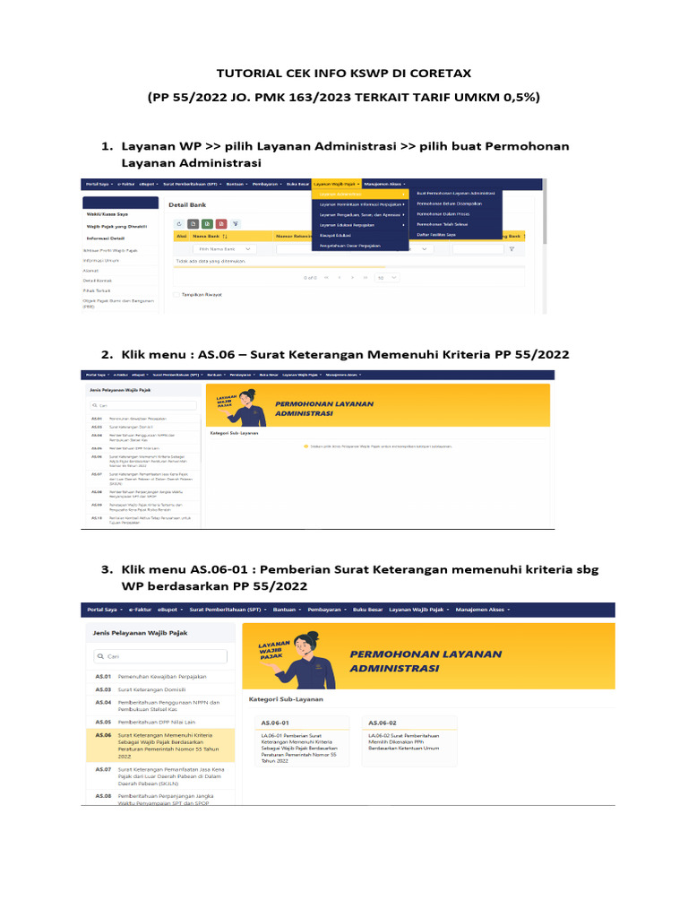 TUTORIAL Cara Buat Surat Keterangan Pengusaha Peredaran Bruto Tertentu (PPH FINAL UMKM) Di ...