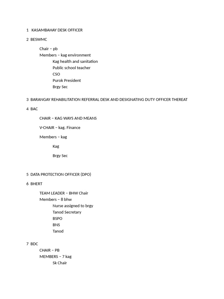 Committees And Composition Pdf