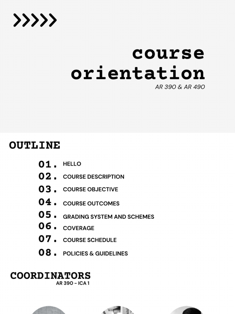 AR390 and AR 490 Orientation - Presentation | PDF