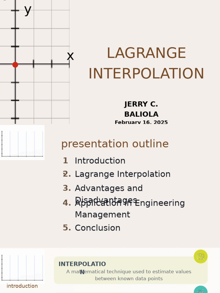 Lagrange Interpolation | PDF | Interpolation | Mathematics Of Computing