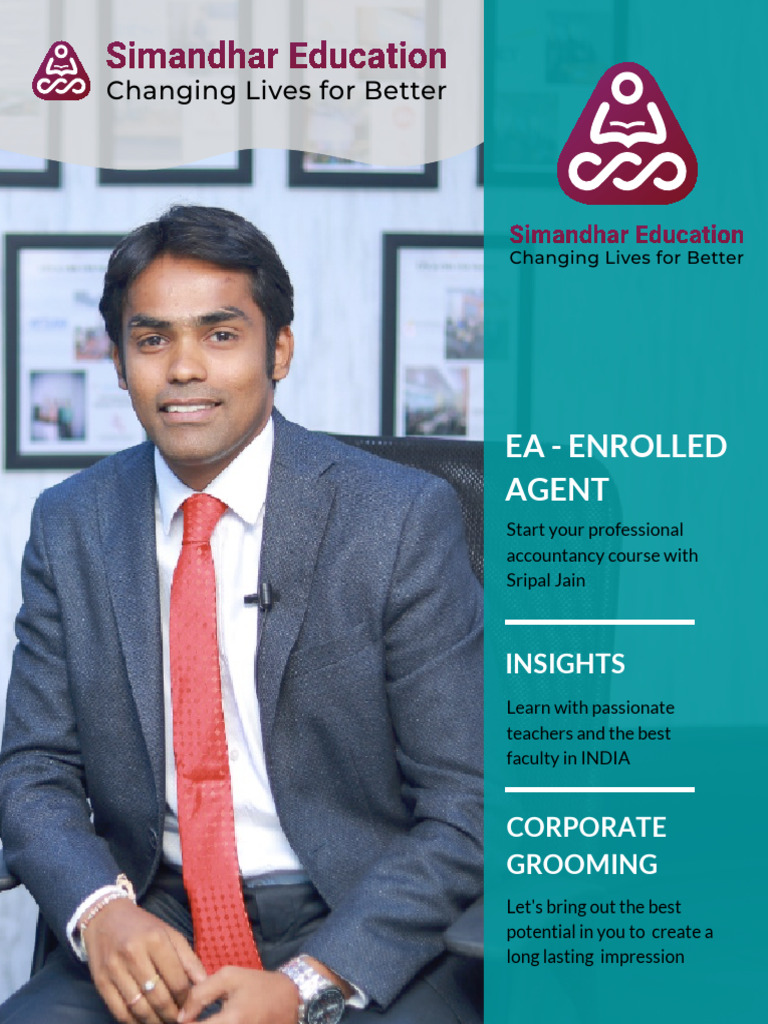 Simandhar Education: Enrolled Agent Program | PDF | Mentorship | Business