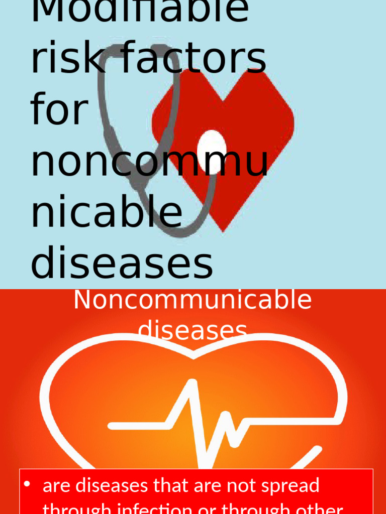 Noncommunicable Diseases | PDF | Cardiovascular Diseases | Tobacco