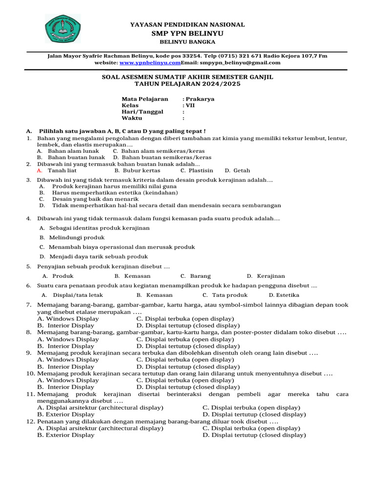 Prakraya Kls 7 SMT 2 | PDF