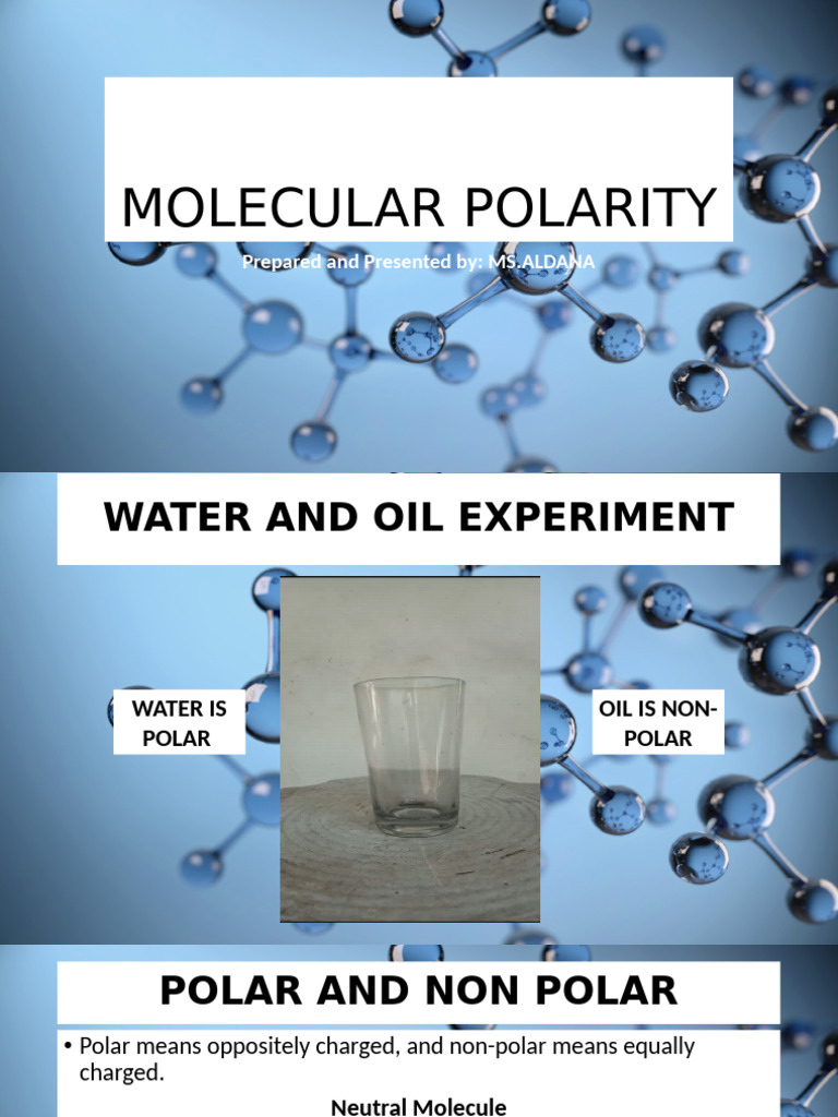 3RD Quarter - Lesson 2 | PDF | Chemical Polarity | Chemical Bond