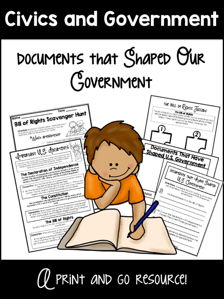 1 - U.S. Government Documents - Social Studies Lesson | PDF | United ...