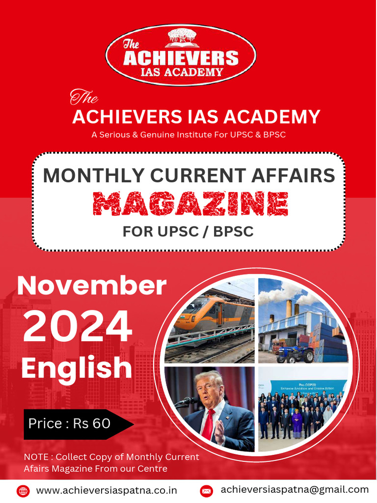 Monthly Current Affairs for UPSC/BPSC | PDF | Methane
