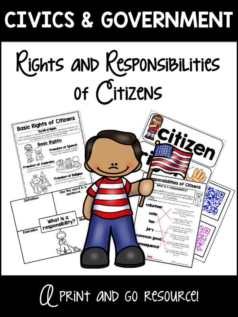 3 - Rights and Responsibilities of Citizens - Social Studies Lesson ...