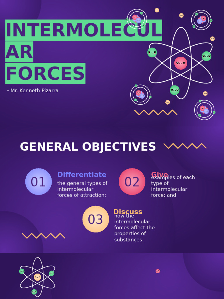 Understanding Intermolecular Forces | PDF | Intermolecular Force ...