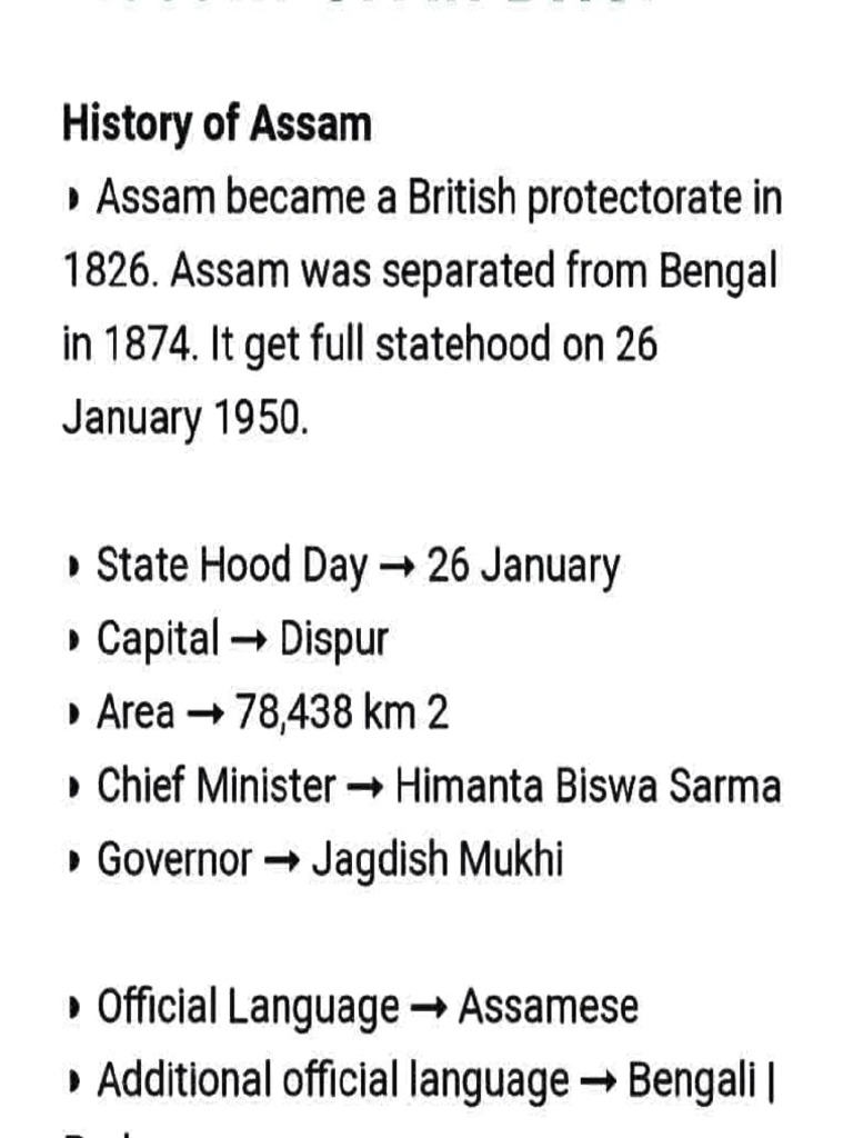 History of Assam | PDF