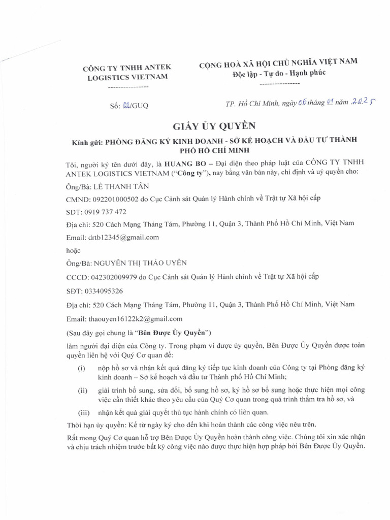 Giay Uy Quyen PDF | PDF