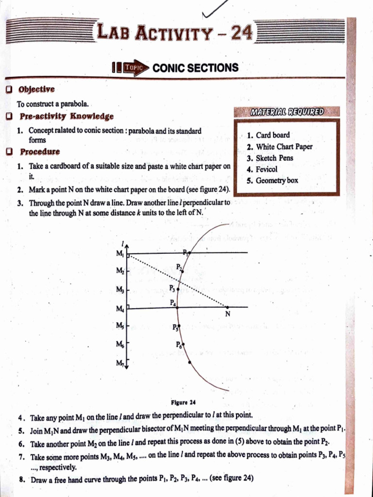 Constructing a Parabola Activity | PDF | Euclidean Geometry | Manifold