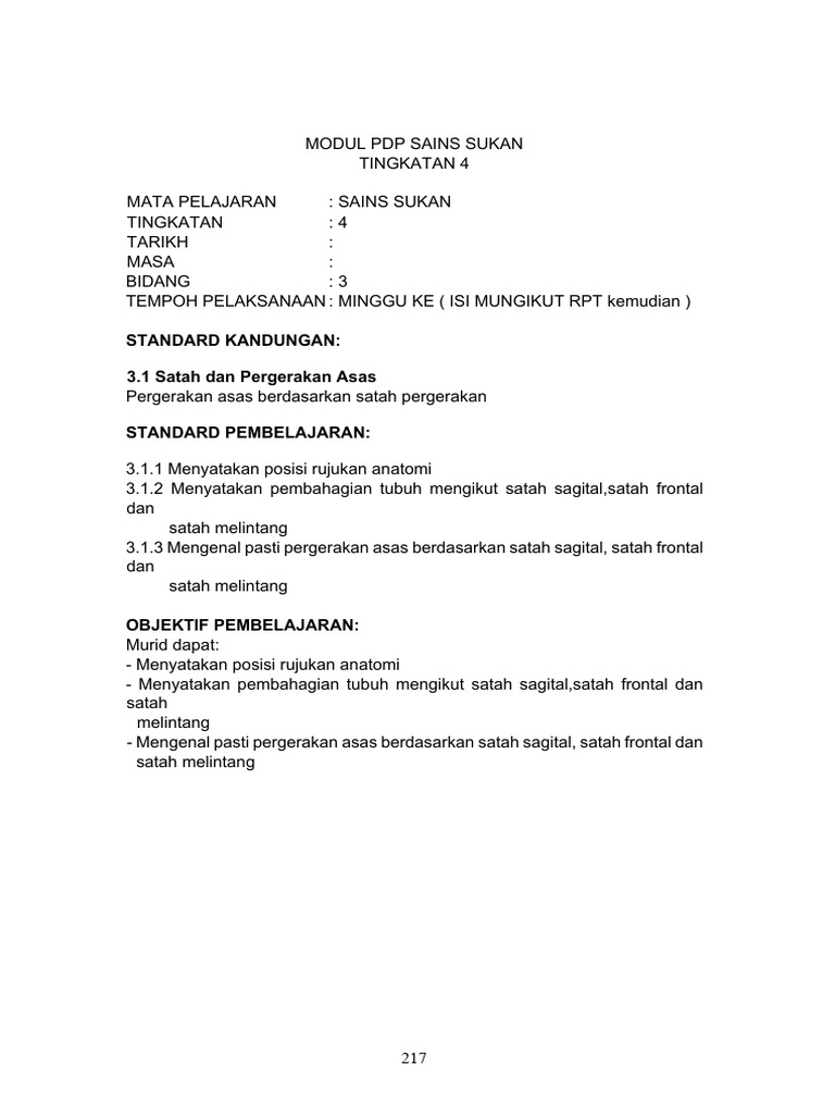 Modul Sains Sukan Bidang 3 Pdf