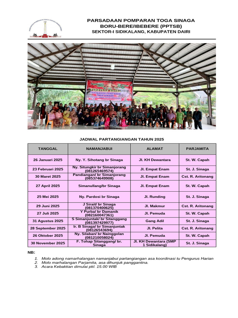 Kalender PPTSB | PDF