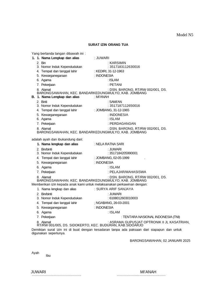 Model N5 | PDF
