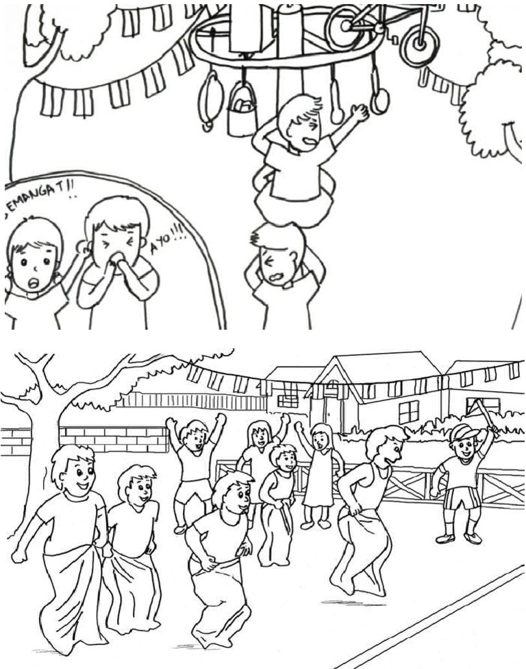 mewarnai tema 17an | PDF