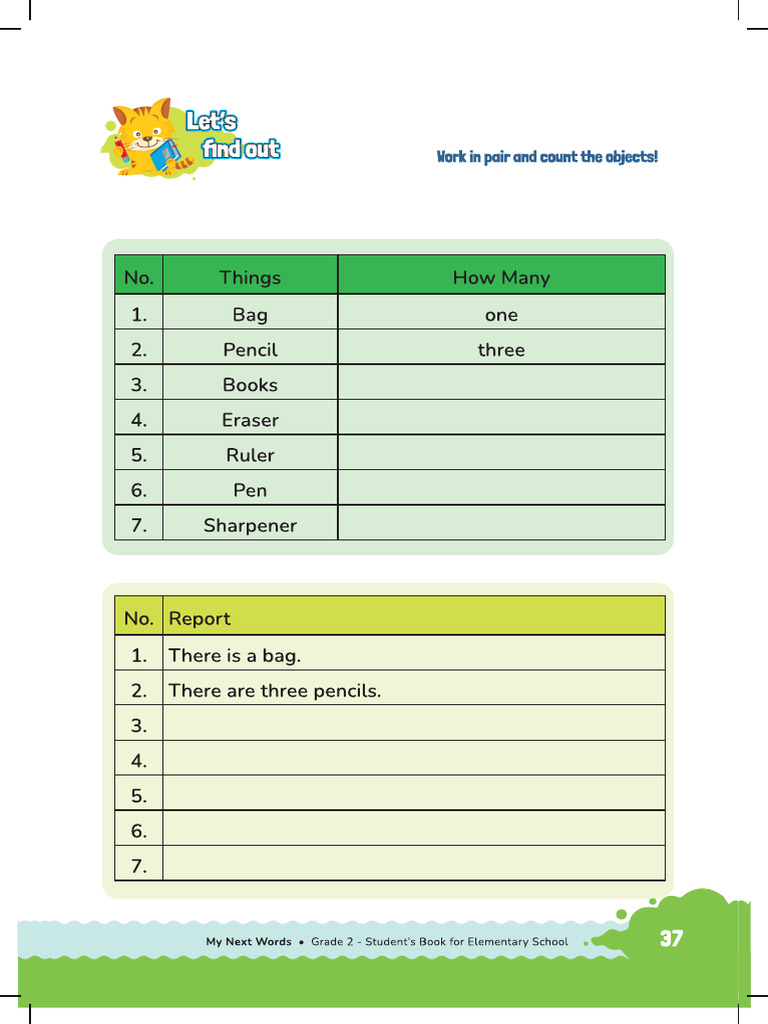 Isi My Next Words Grade 2 - Students Book for Elementary School.indd | PDF