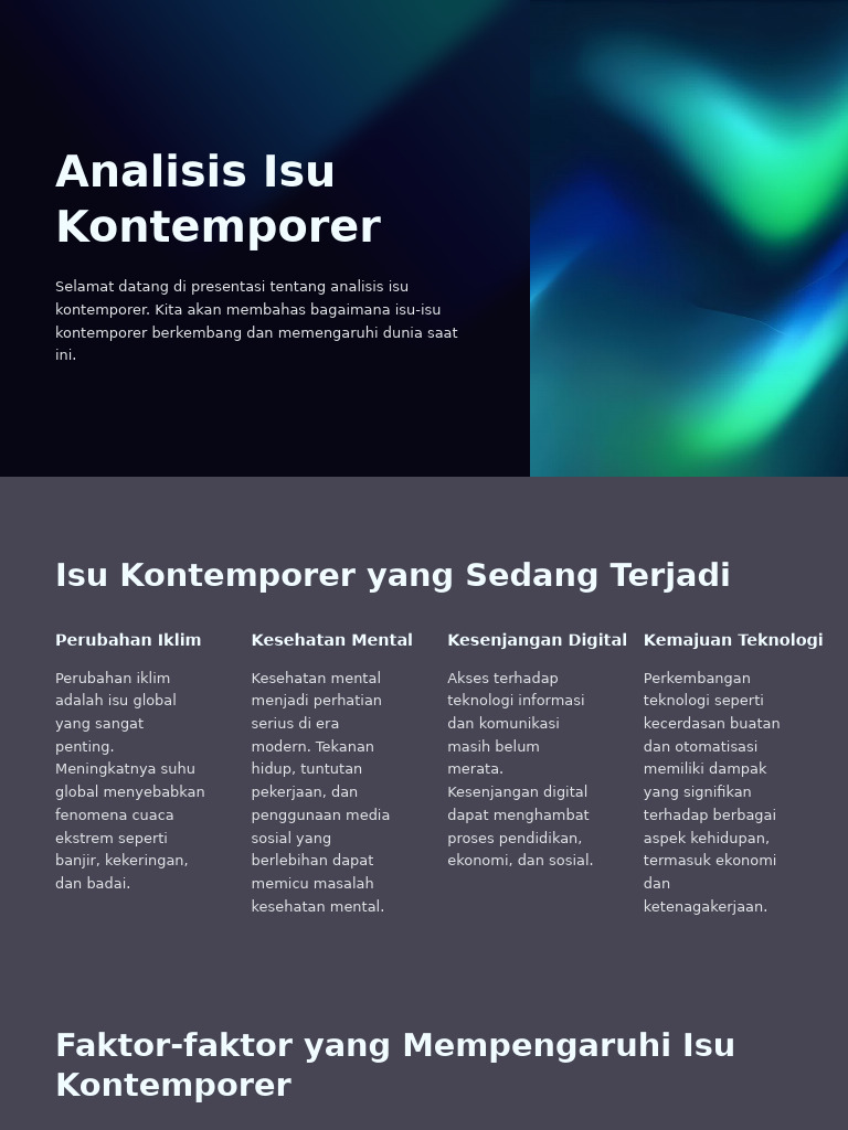 Analisis-Isu-Kontemporer | PDF