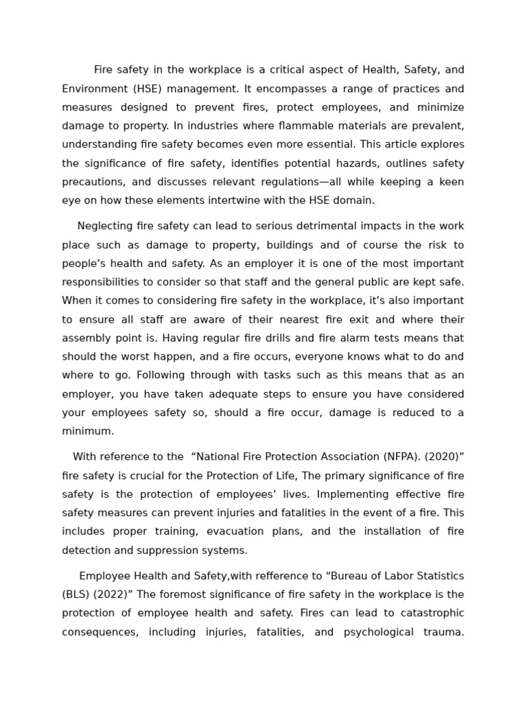 Fire Safety 1 | PDF | Fire Safety | Safety