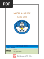 Modul Ajar KPK Dan FPB Kelas 5 | PDF | Metode & Bahan Ajar | Seni