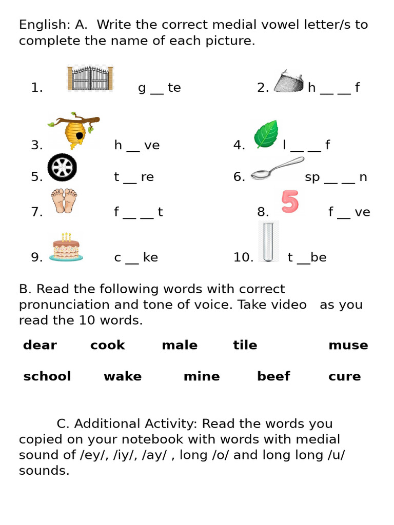 Q2 Week 5 Day 4 5 Activities in English 1 | PDF
