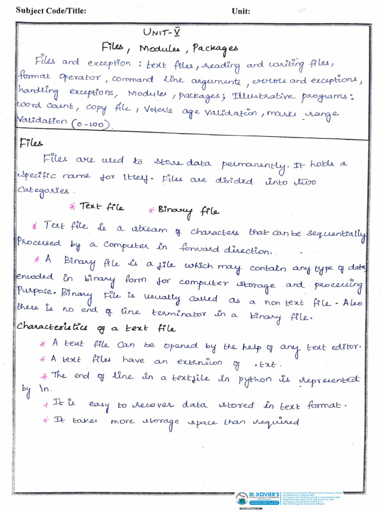 Python Modules and Exception Handling | PDF