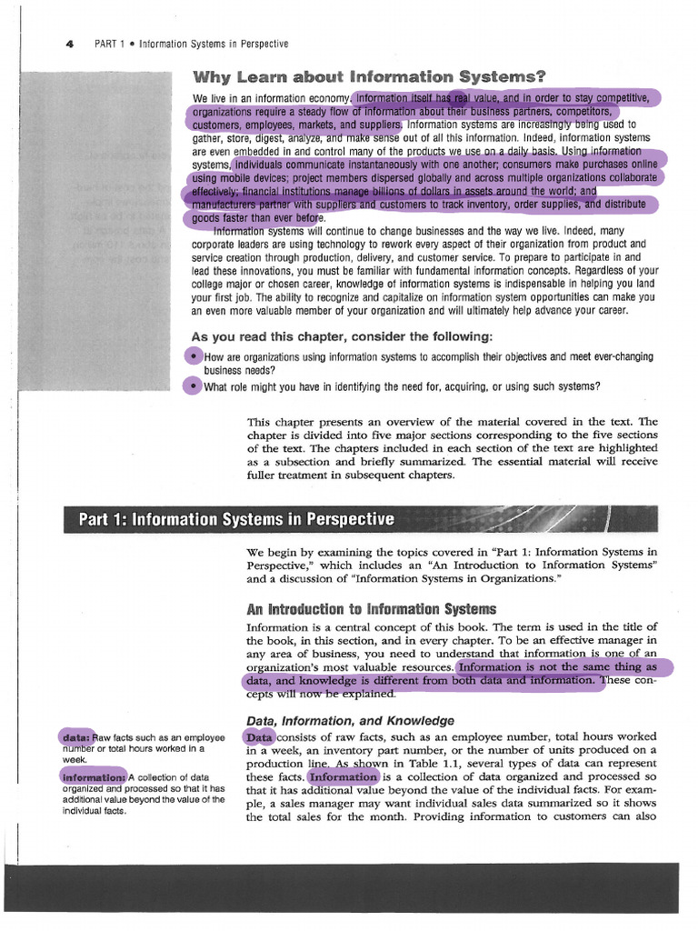 Reading - Data and Information | PDF