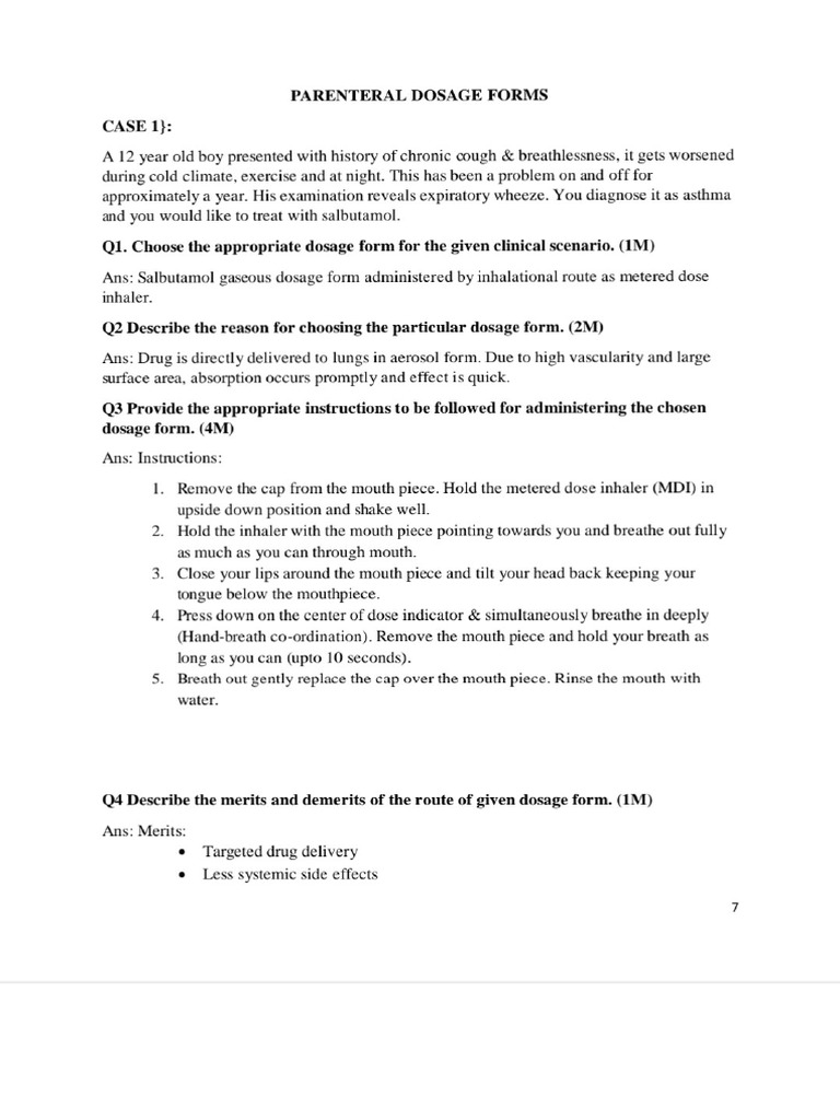 Parenteral Dosage Forms | PDF