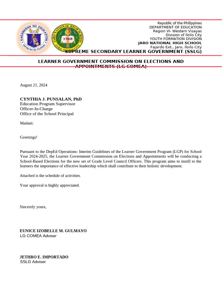 SSLG Election | PDF | Public Administration | Government Related Organizations