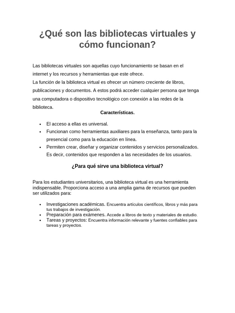 Biblioteca Virtual | PDF