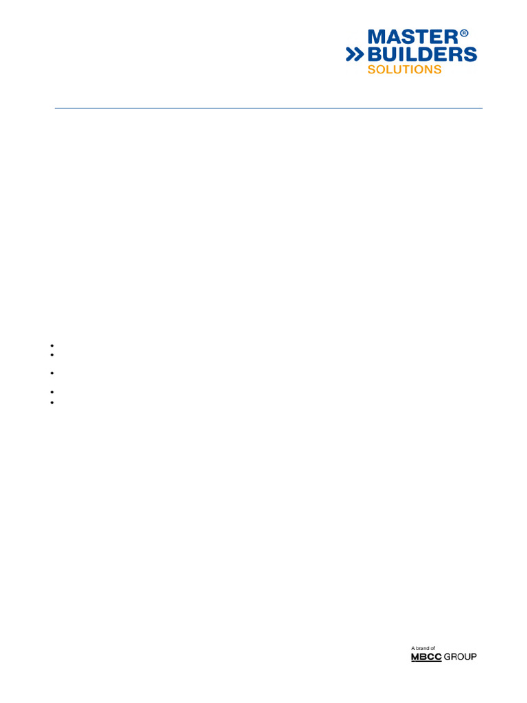 Ucrete HF60RT TDS MBS Version 2 | PDF | Concrete | Volatile Organic Compound
