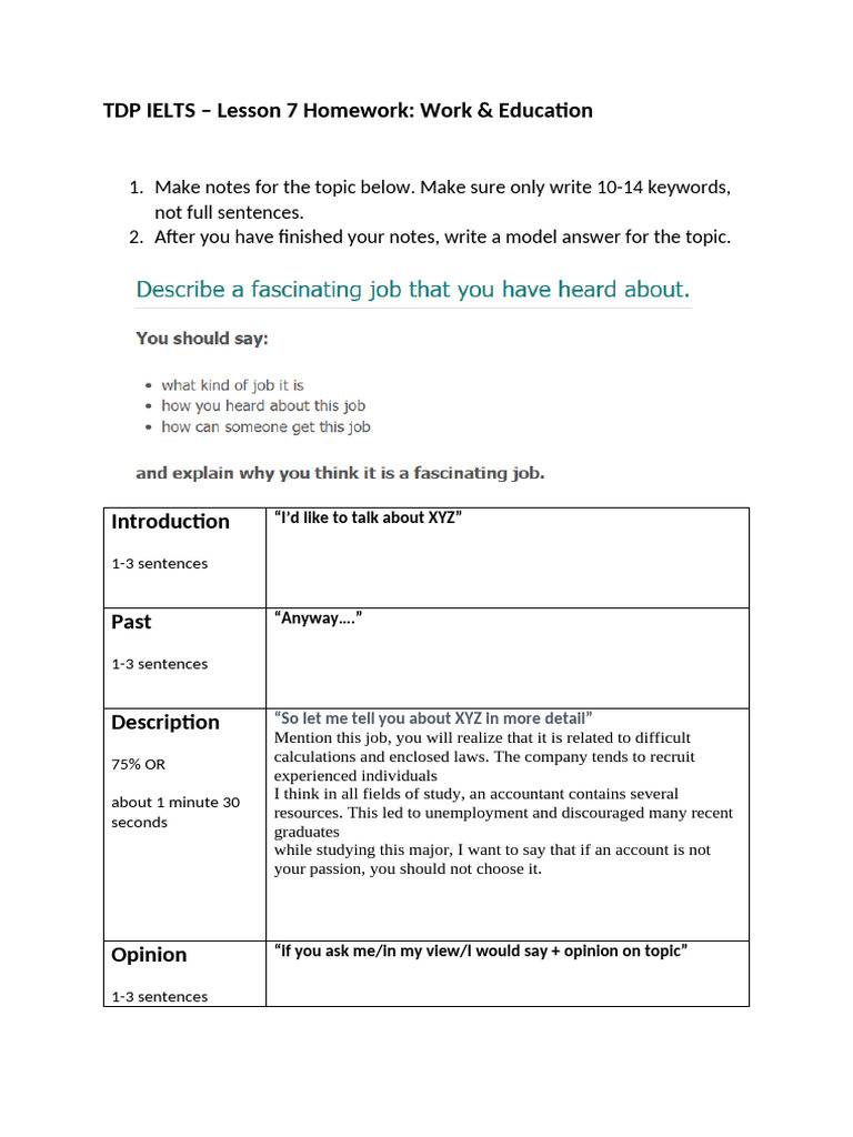 Homework - Lesson - 7 Education | PDF