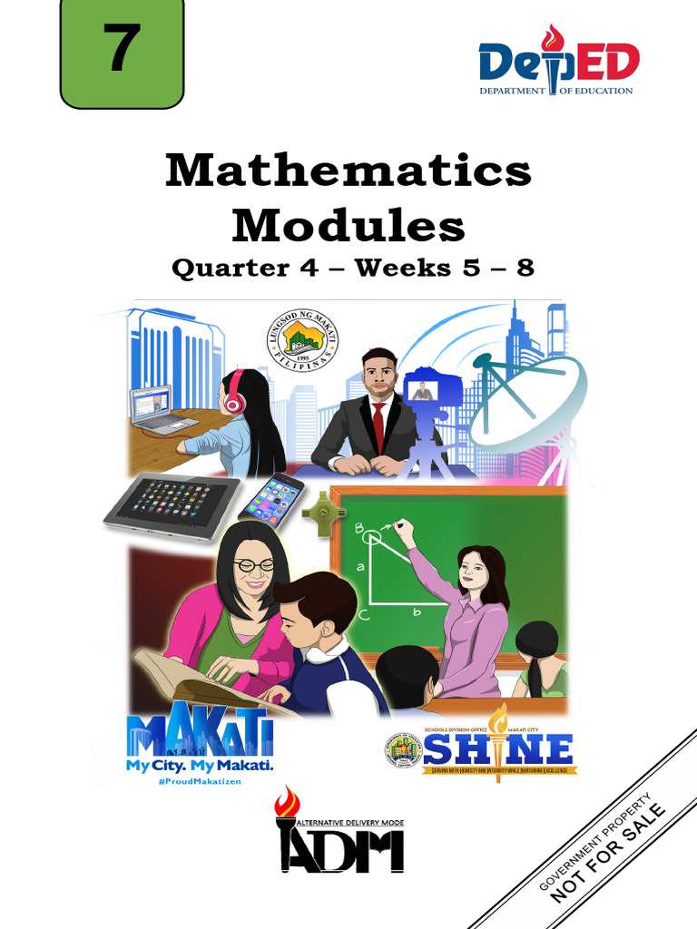 Math7 Q4 Weeks5to8 Binded Ver1.0 | PDF | Variance | Mode (Statistics)