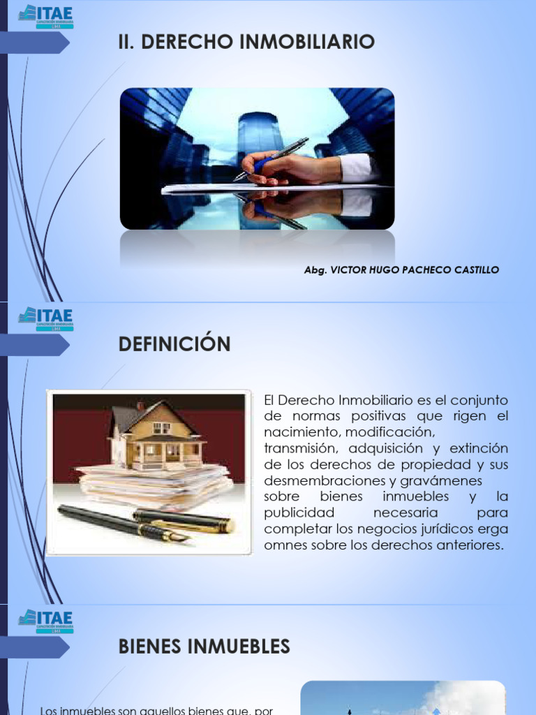 Conceptos Clave del Derecho Inmobiliario | PDF | Hipotecas | Propiedad
