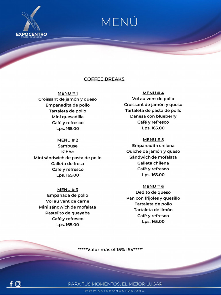 Coffe Breaks Opcion I CCIC 2024 | PDF