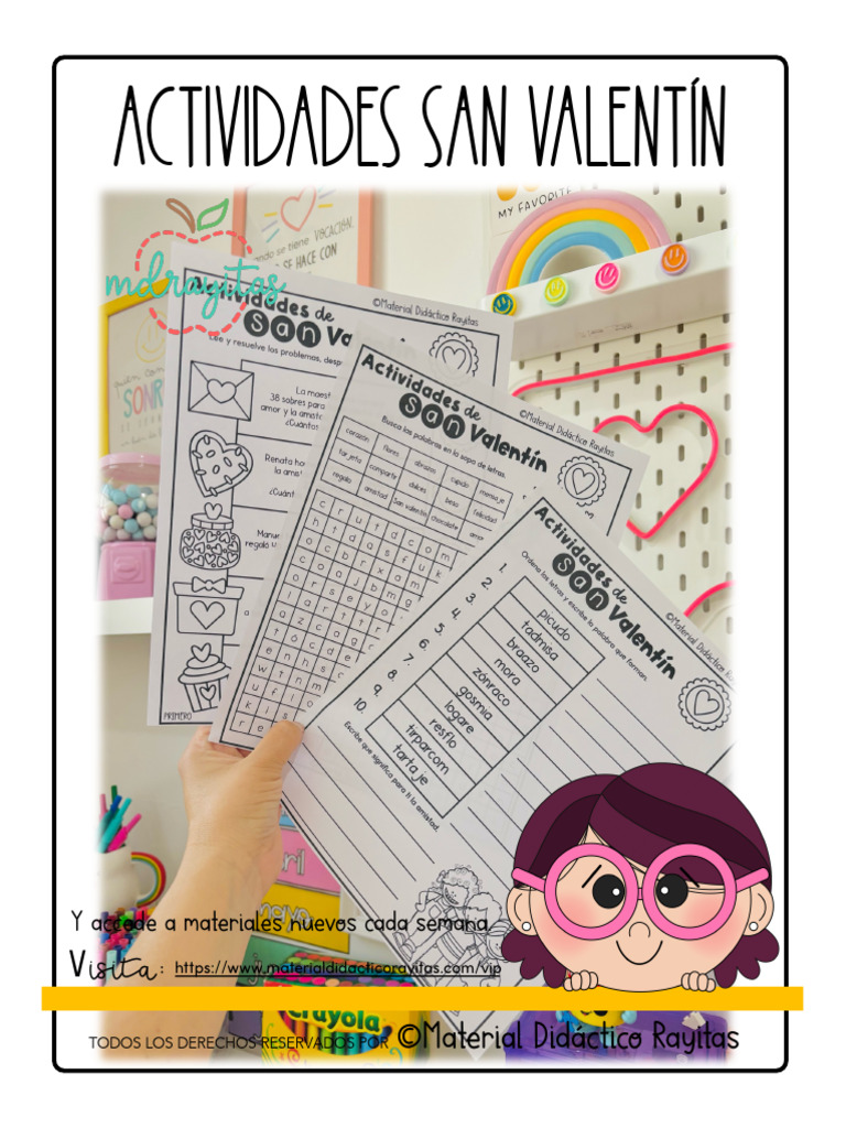 Actividades de San Valentin Primaria | PDF