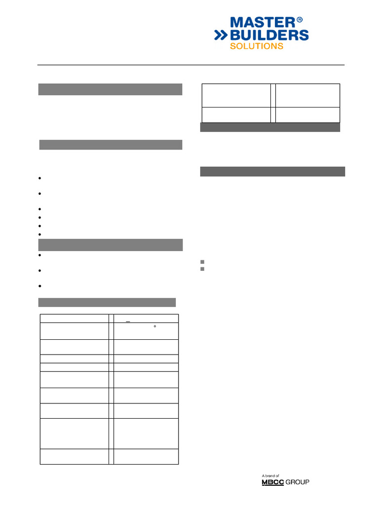 Mastertop 1230 v2 | PDF | Concrete | Epoxy