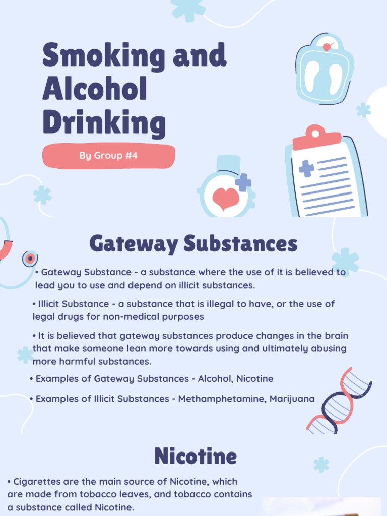 Smoking and Alcohol Drinking | PDF | Smoking | Tobacco Smoking