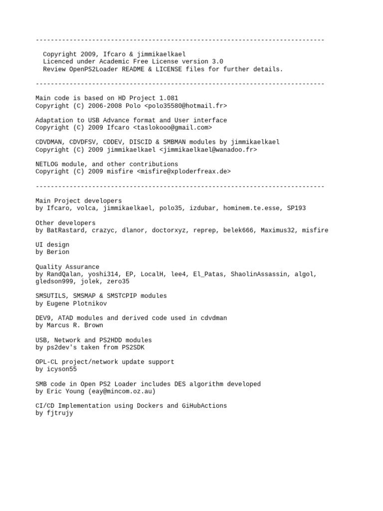 Credits | PDF