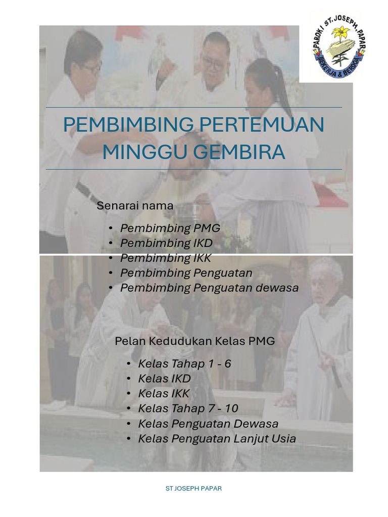 Pembimbing Pertemuan Minggu Gembira | PDF
