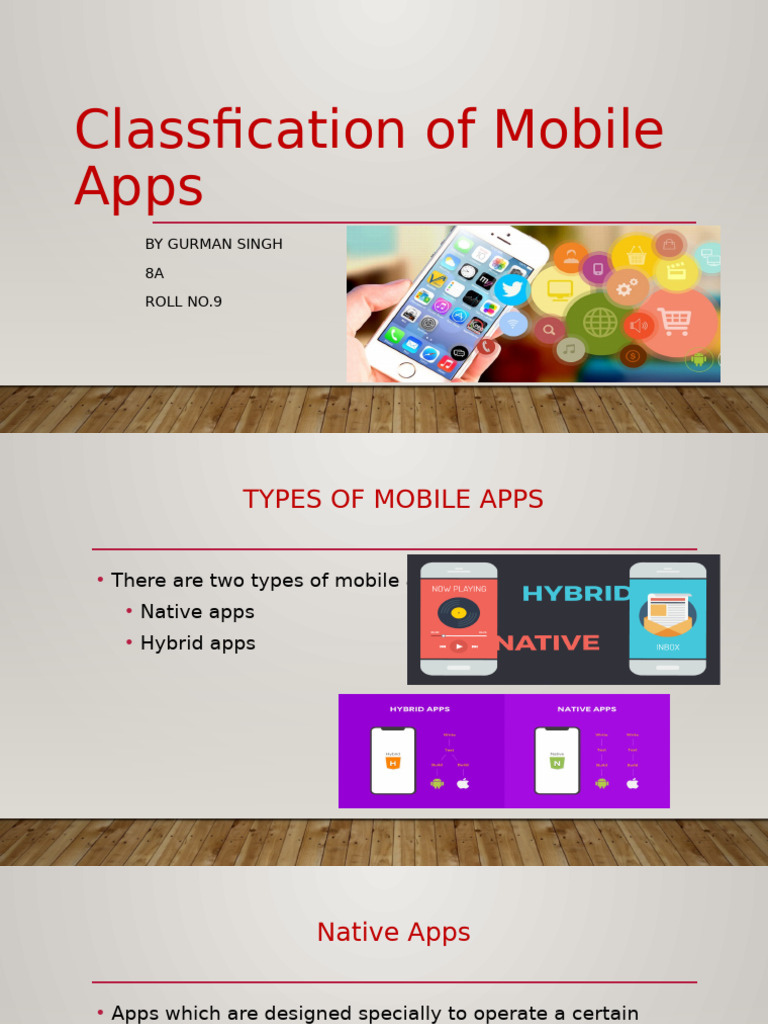 Mobile App Classification: Native vs Hybrid | PDF