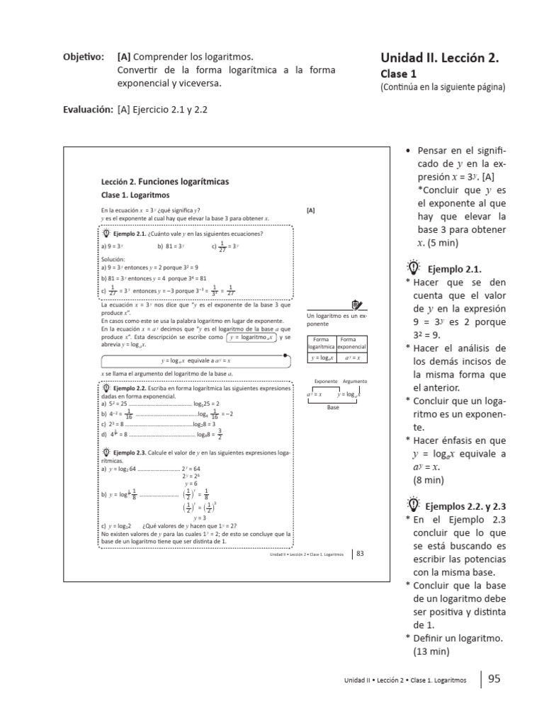 Comprendiendo y Calculando Logaritmos | PDF | Logaritmo | Funcion ...