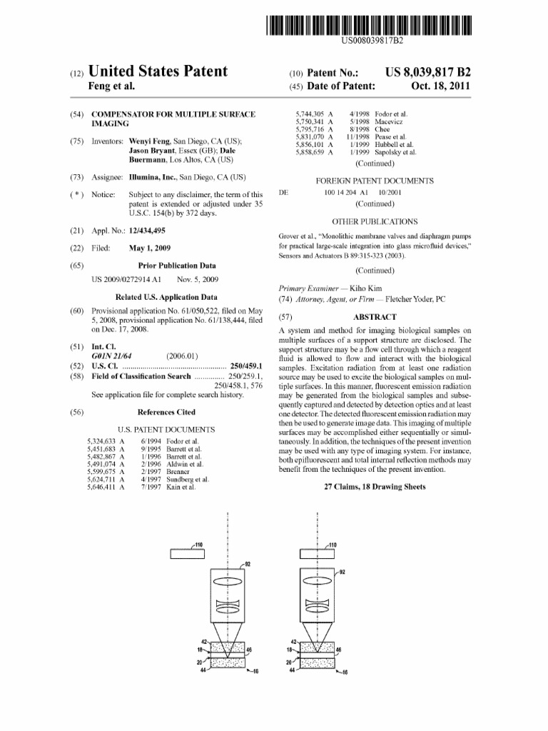 US8039817 - Compensator For Multiple Surface Imaging | PDF | Dna ...