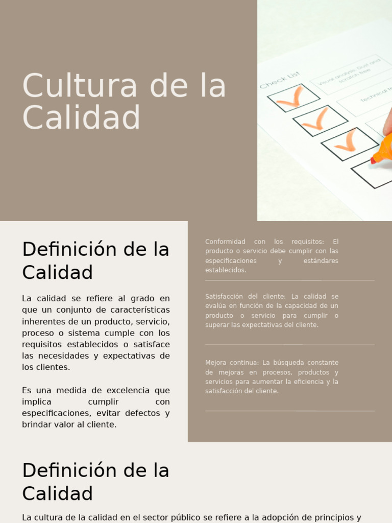 Evolución y Principios de la Calidad | PDF | Calidad (comercial) | Sistema de manejo de calidad