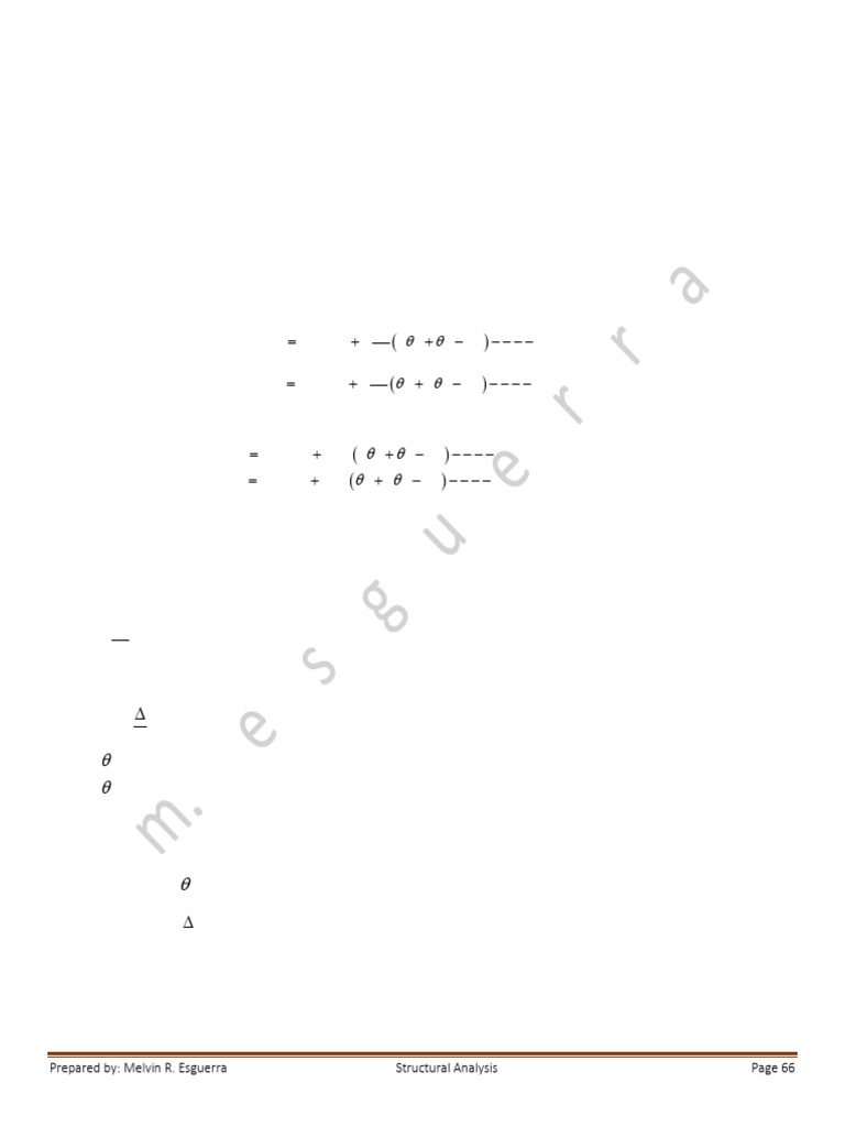 Slope Deflection Method For Beams | PDF | Structural Analysis | Beam ...