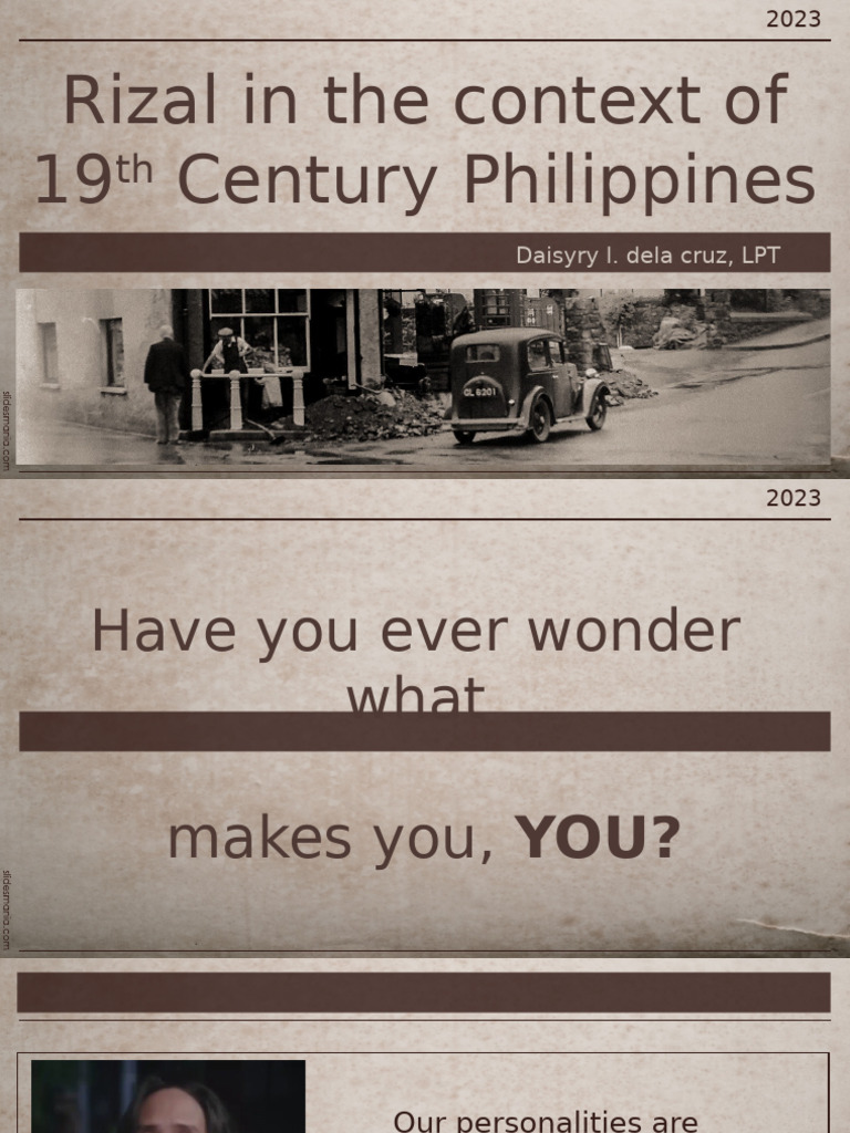 Lesson 2 - Rizal Context in The 19th Century Philippines | PDF | Philippines | Taxes