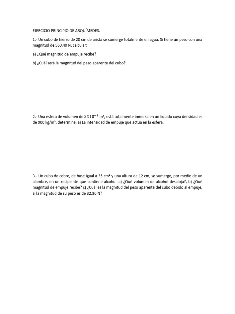 Arquimedes Ejerc 2 | PDF