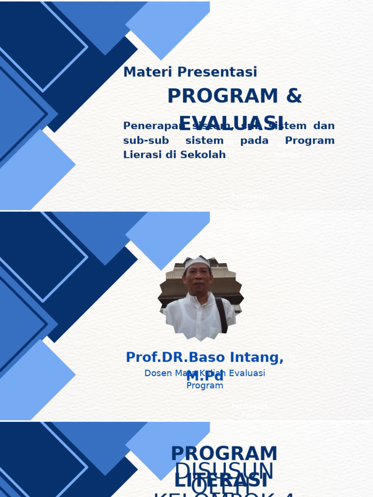 Presentasi Program Literasi Sekolah | PDF