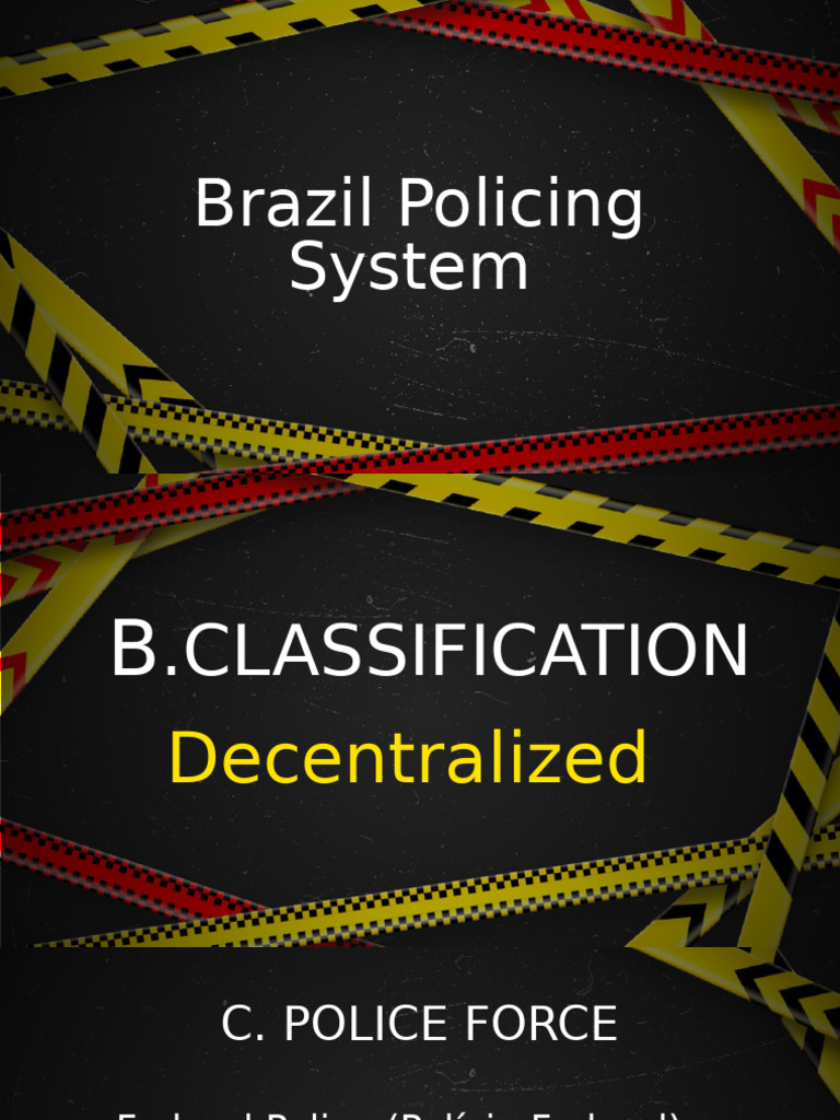Brazil Policing System and Agencies | PDF | Police | Inspector