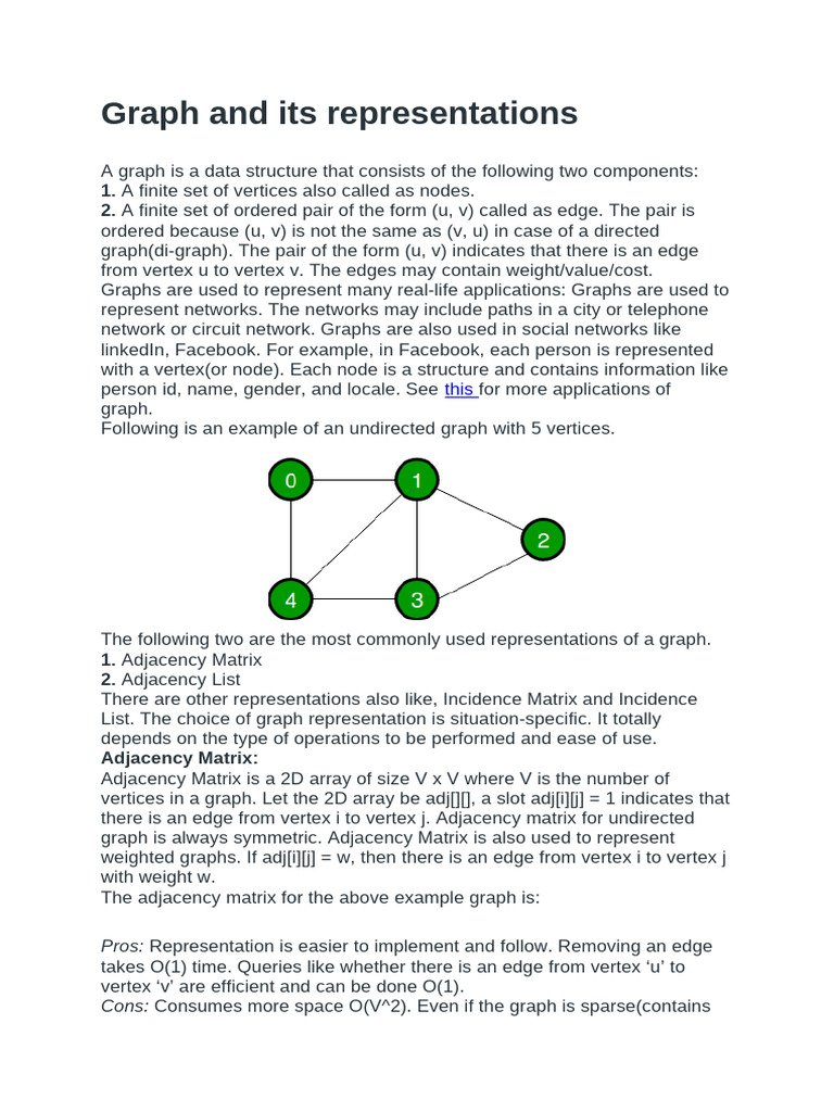 graph | PDF | Vertex (Graph Theory) | Discrete Mathematics graph | PDF | Vertex (Graph Theory) | Discrete Mathematics
